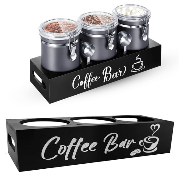 Desktop Coffee Container Ornament/ Wooden Coffee Capsule Holder Storage ...
