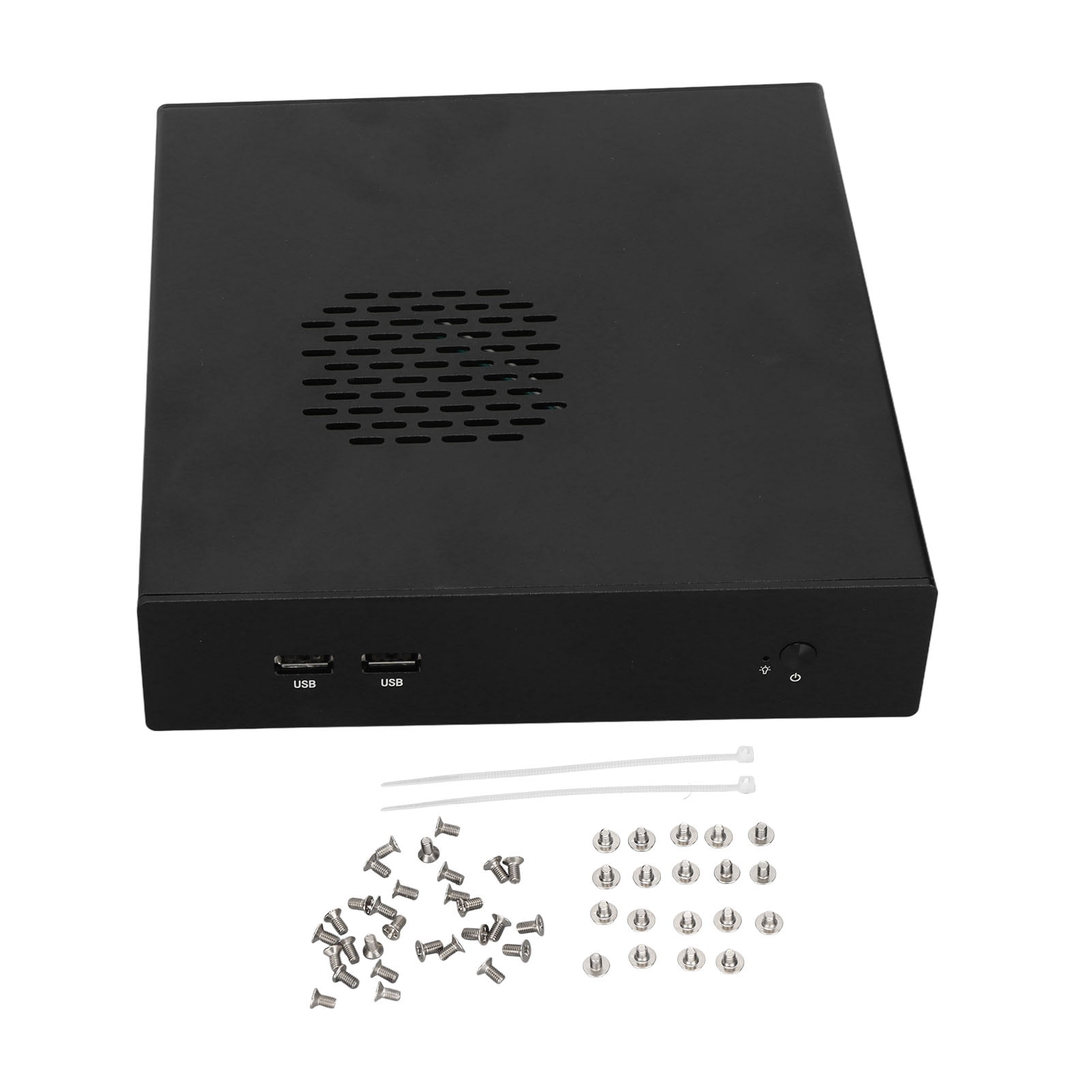 Desktop Computer Case Good Heat Dissipation Exquisite Compact Black ...