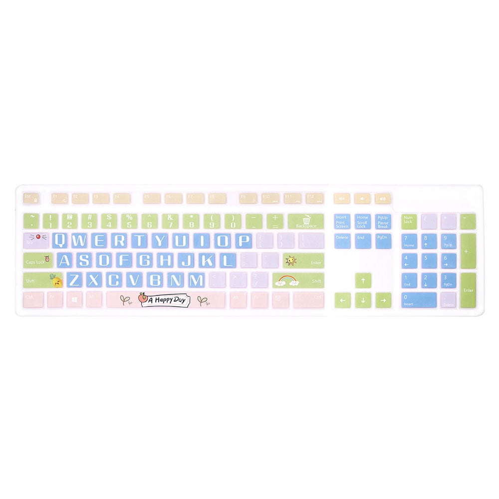 Desktop Computer Keyboard Cover Skin for Keys Standard Keyboard, Anti ...