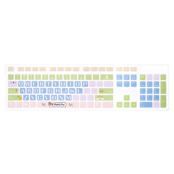 Desktop Computer Keyboard Cover Skin for Keys Standard Keyboard, Anti ...