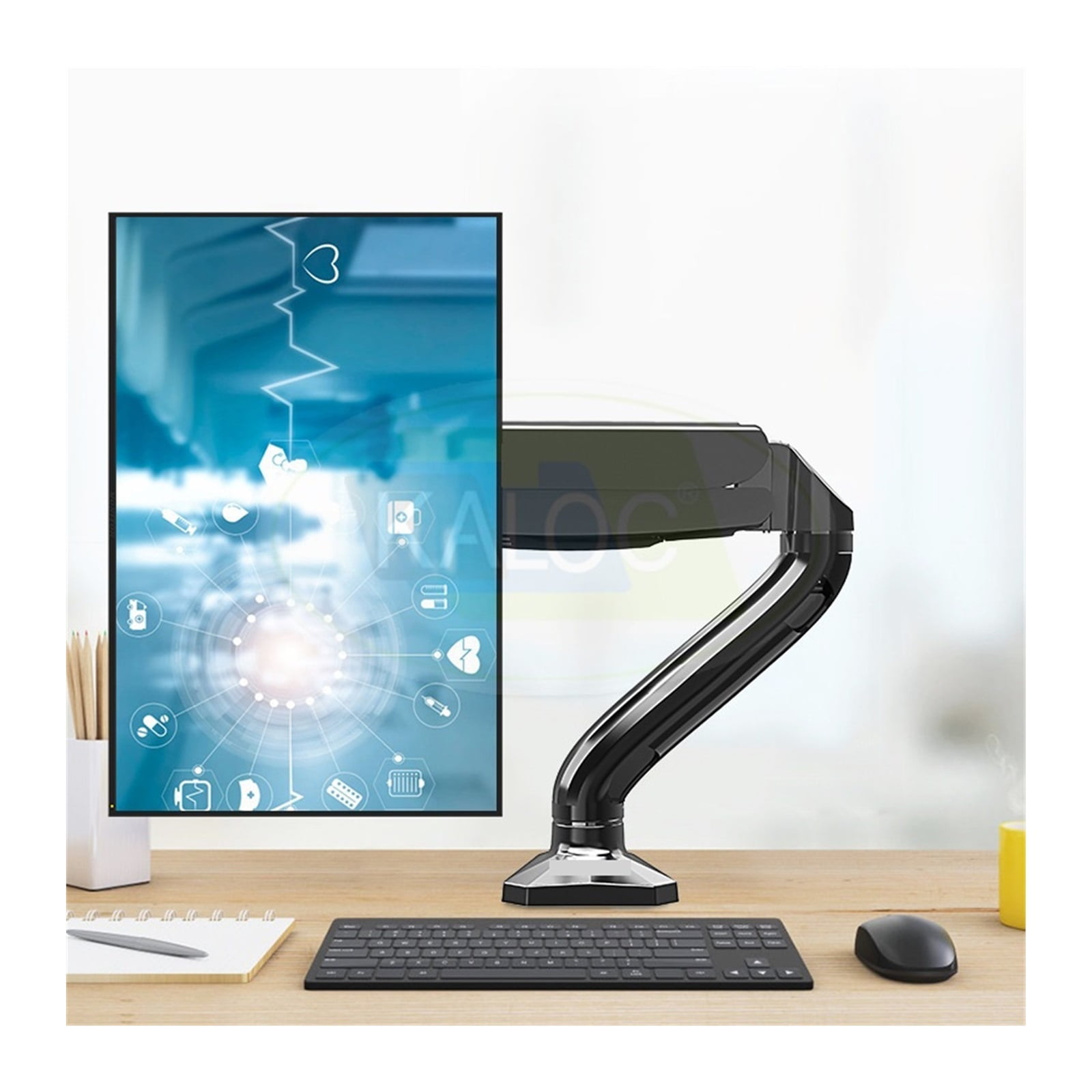 Desktop Computer Monitor Stand Desktop Heightening Frame Rotating ...