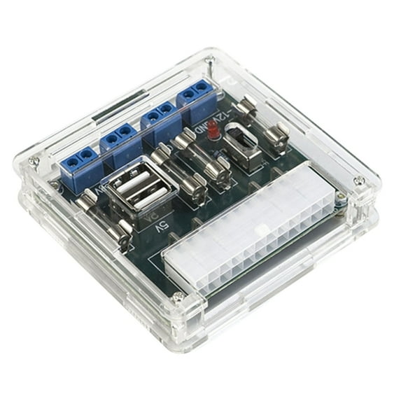 Desktop Computer Power Supply Adapter Board 24 Pin With 8 Outlets and ...