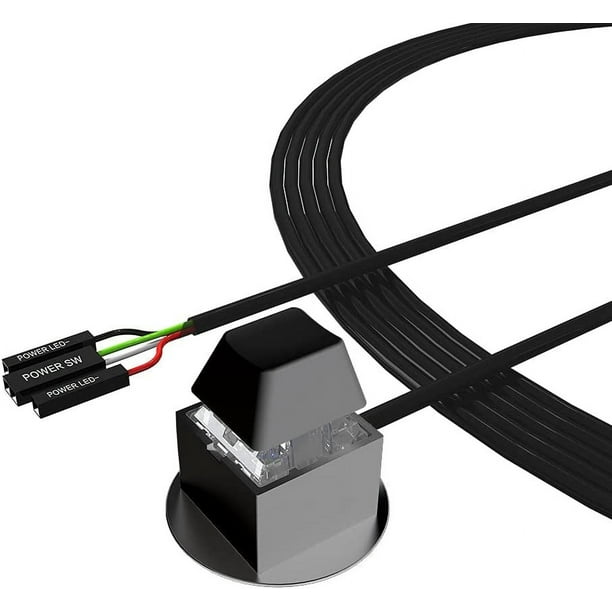 Desktop Computer Power Switch Power Supply Control Adapter Cable 2M ...