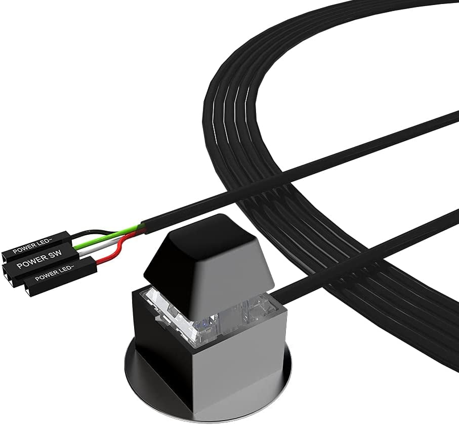 Desktop Computer Power Switch Power Supply Control Adapter Cable 2M ...