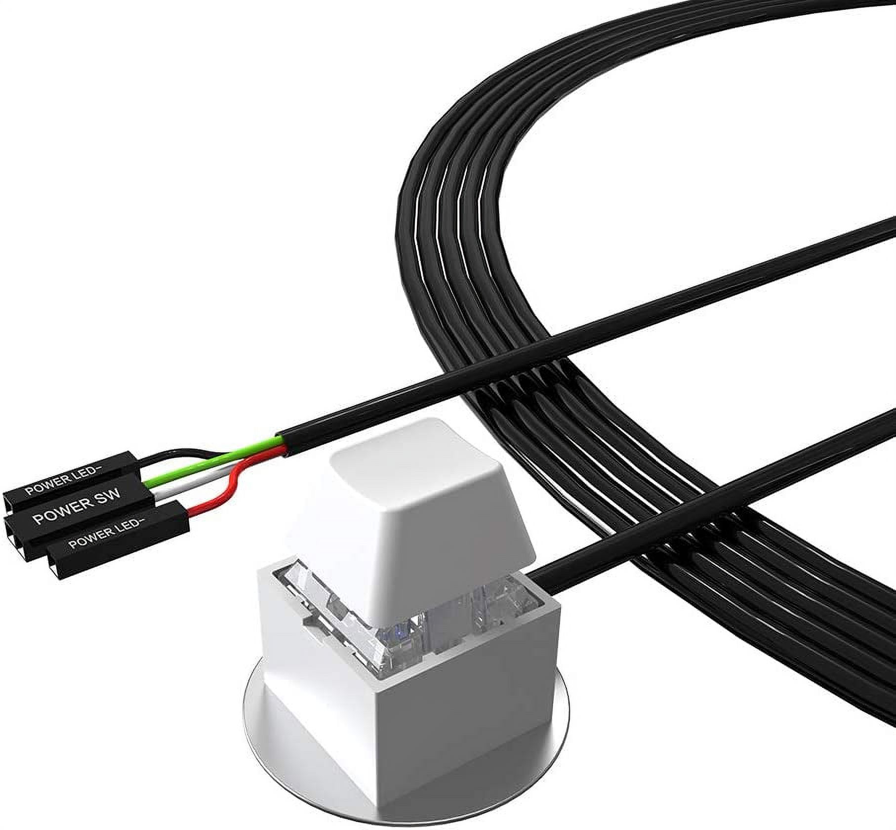 Desktop Computer Power Switch Power Supply Control Adapter Cable 2M ...