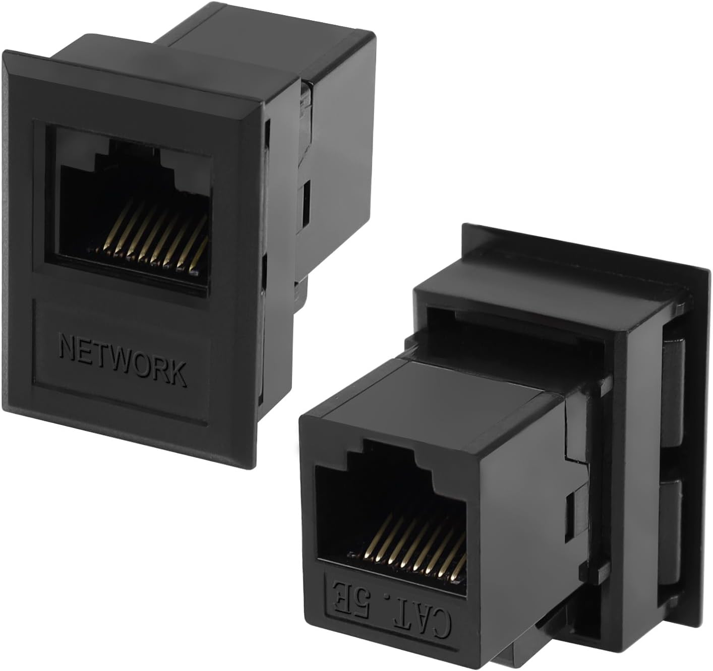 Desktop Connection Box RJ45 Network Jack CAT5E RJ45 Female to Female ...