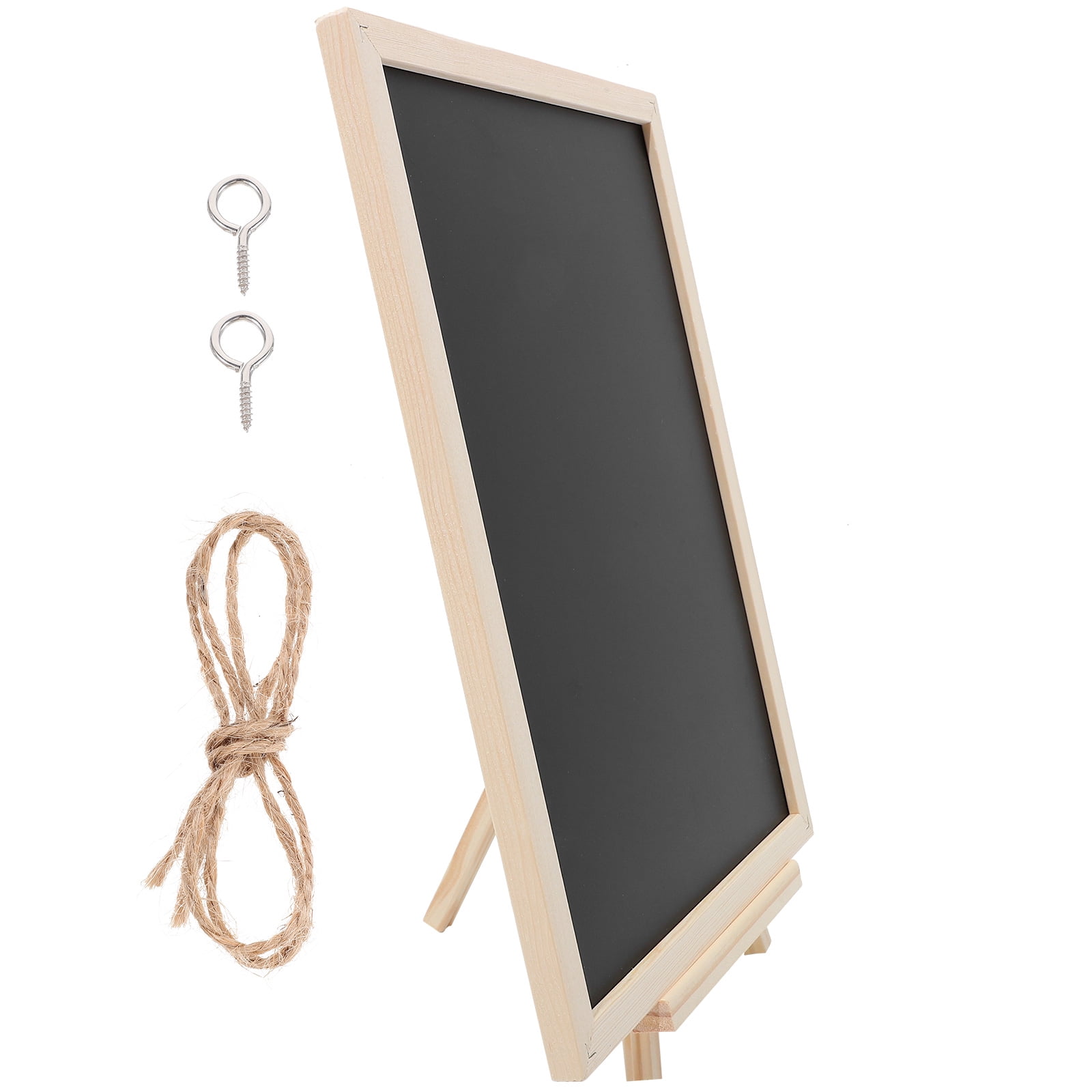 FENGGUIQU Black Cork Board Wall Display Set, Wood Message Bulletin ...