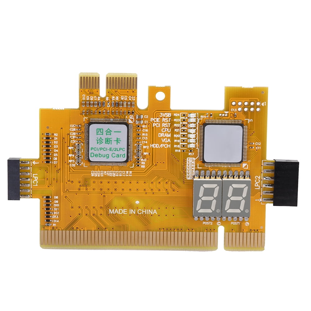 Desktop Debug Card 4 in 1 Diagnostic Card Computer Motherboard Detection Accessories - Walmart.com