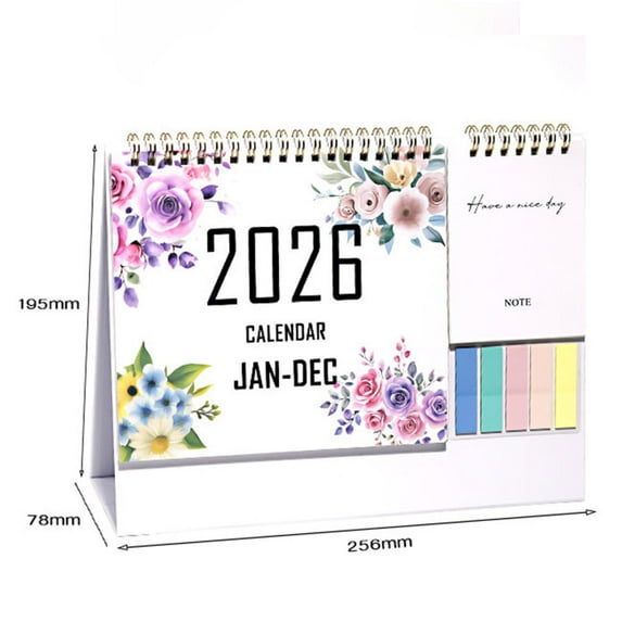 Desktop Decor 2026 Calendar New Desk Calendar Creative Desktop Ornament ...