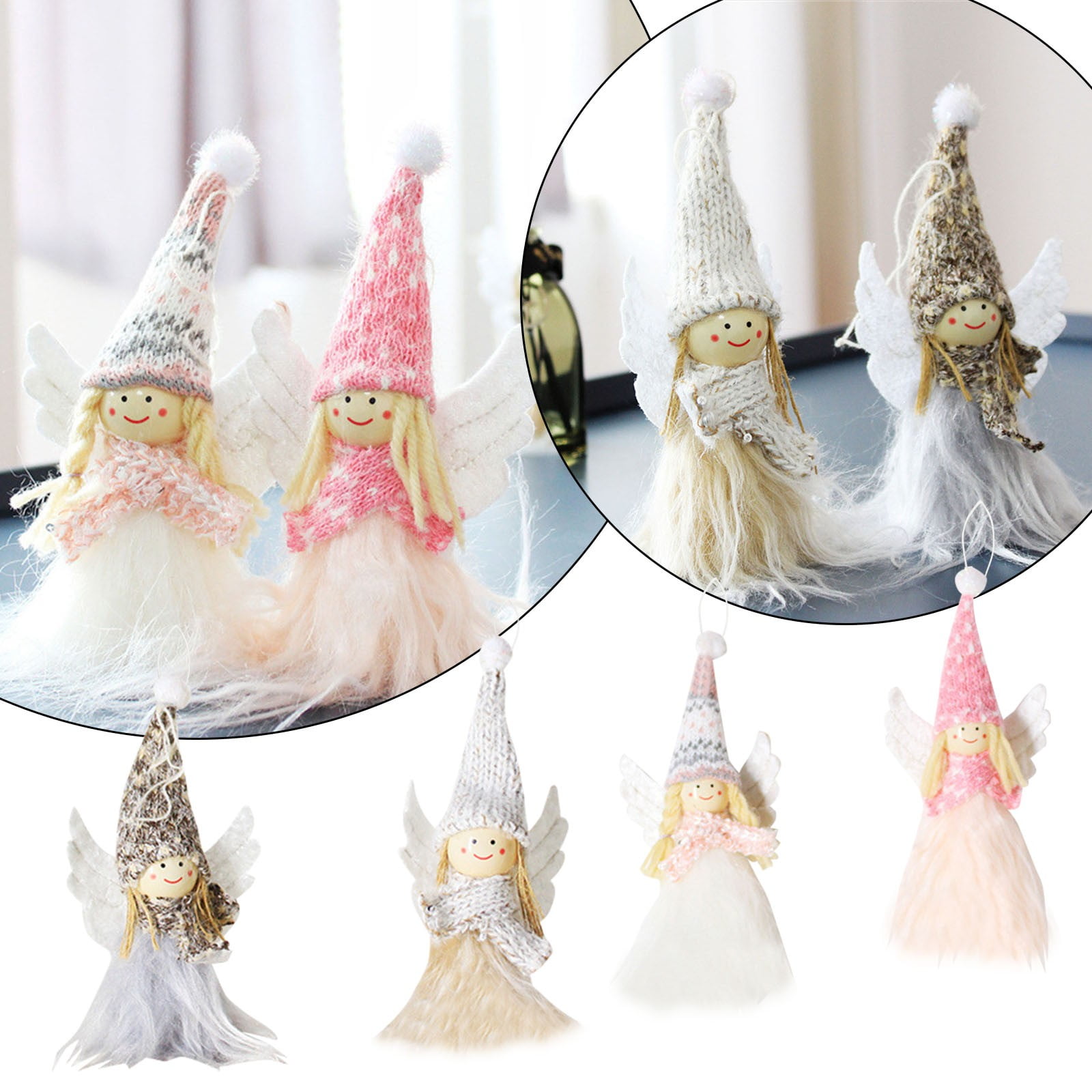 Desktop Decor,4PC Creative Angel Doll Fun Birthday Gift - Walmart.com