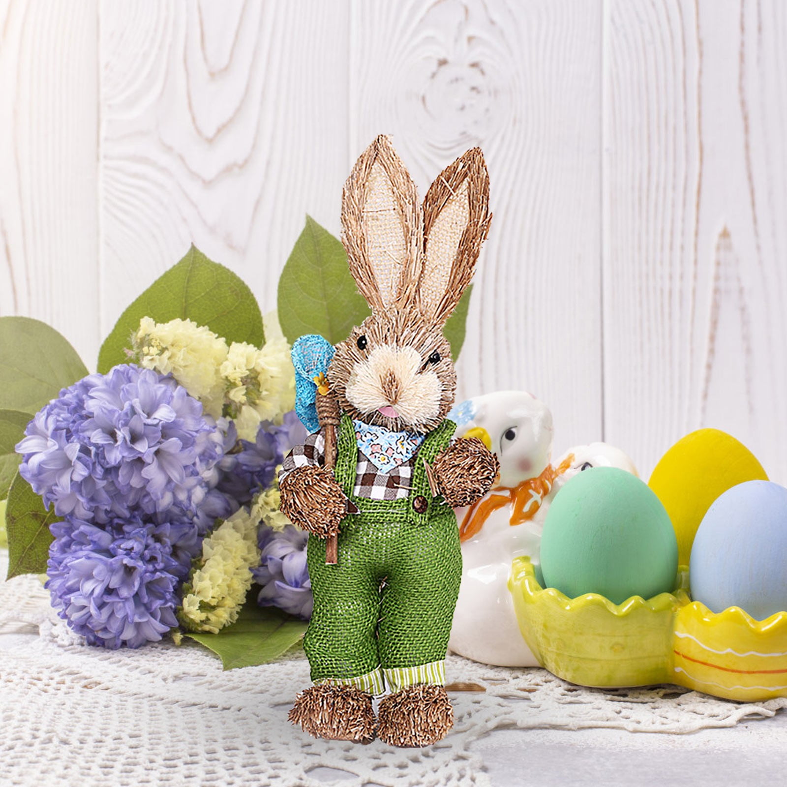Desktop Decor,Easter Rabbit Simulation Puccinia Bunny Decoration Home ...