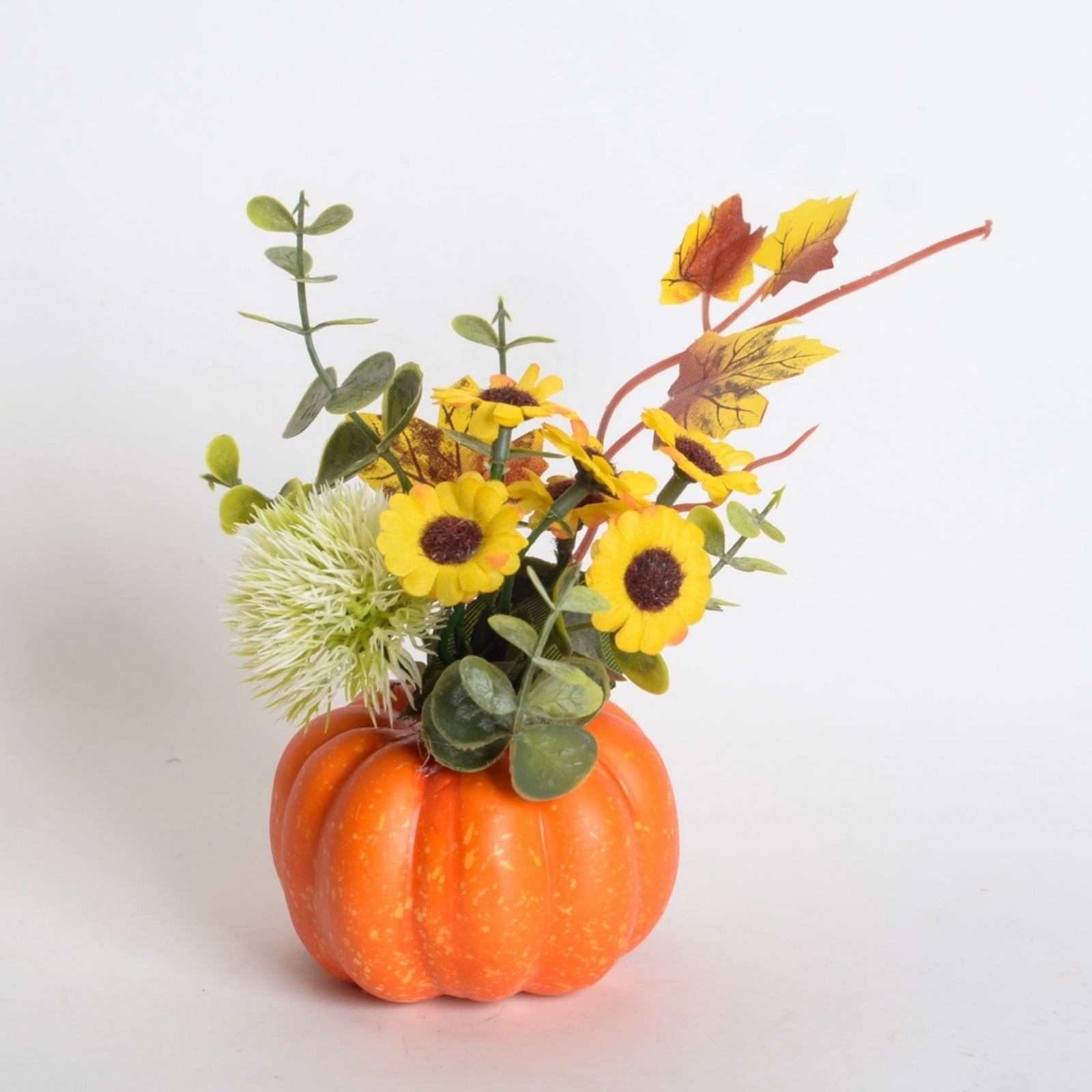 Desktop Decor,Thanksgiving Decor Fall Arrangement Pumpkin & Autumn ...