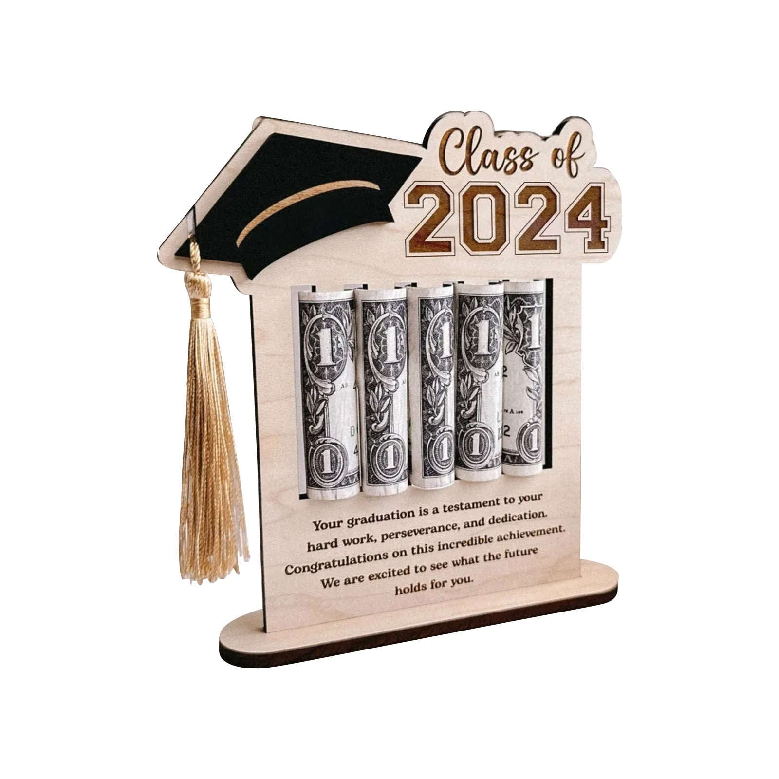 Desktop Decoration 2025 2024 Graduation Mon Ey Holder Frame | Custom ...