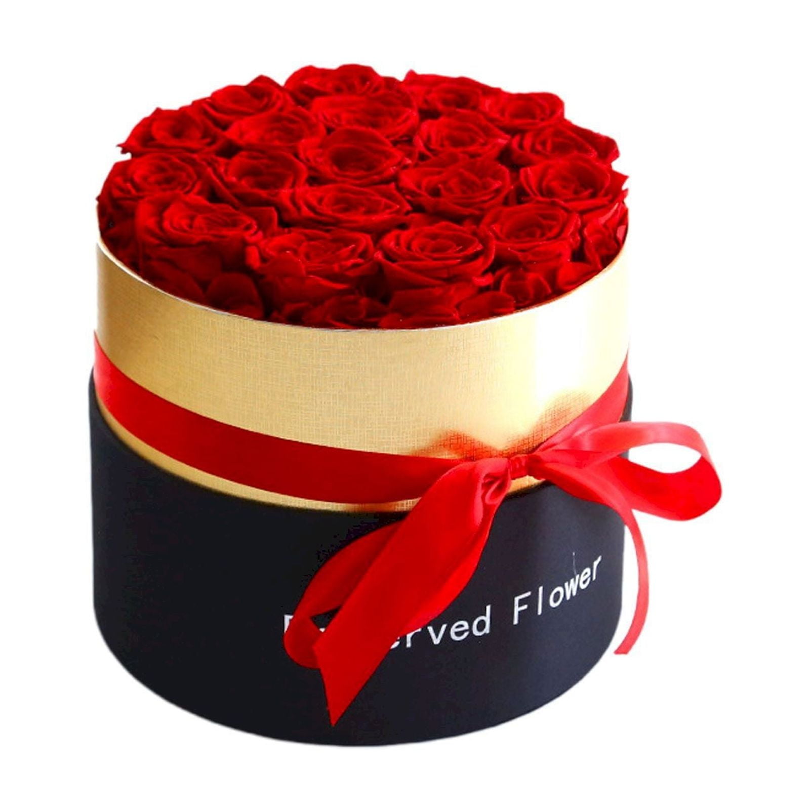 Desktop Decoration 2025 Preserved Roses in A Heart Box Flowers Forever ...