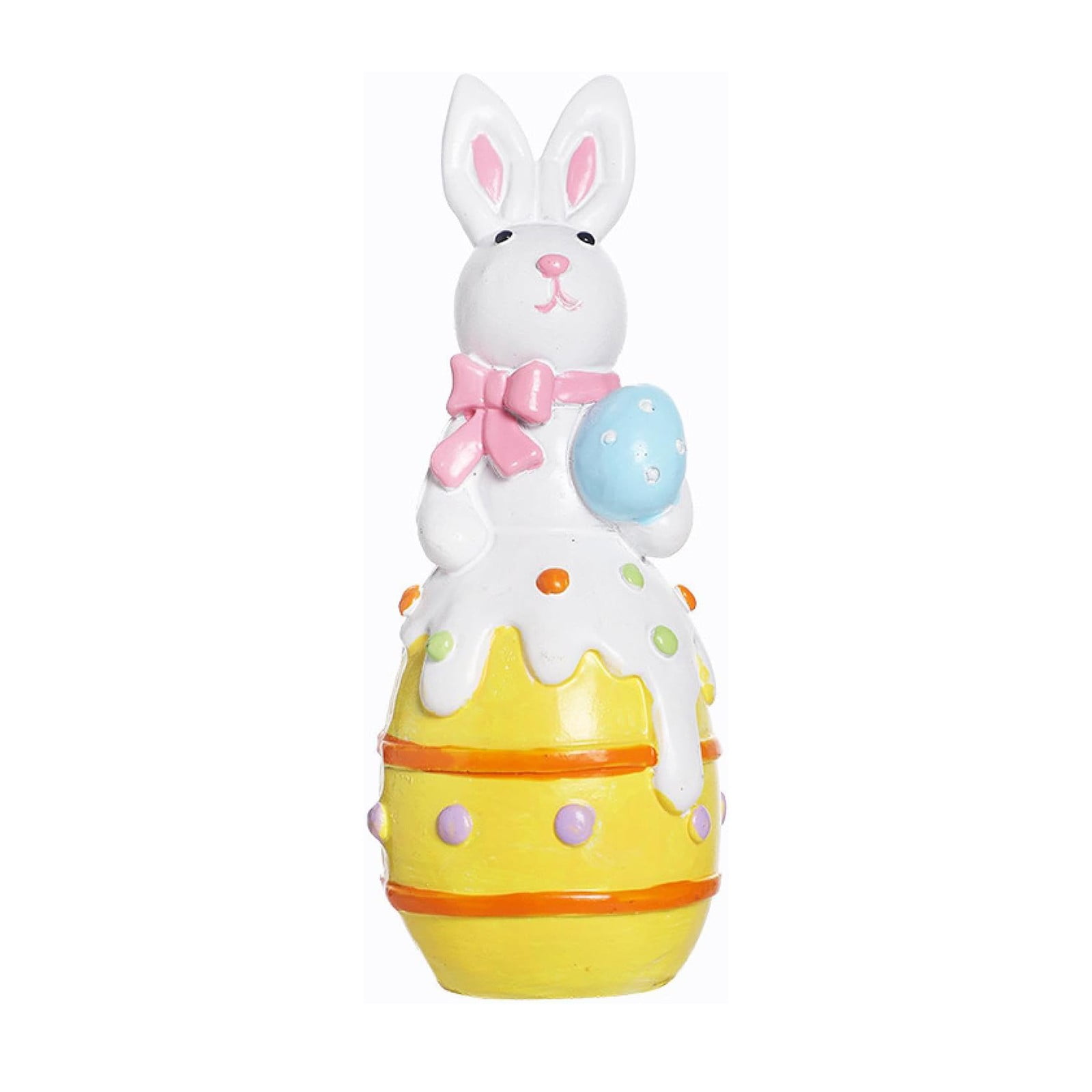 Desktop Decoration 2025 Resin Bunny Statue 4.7In H Easter Bunny ...