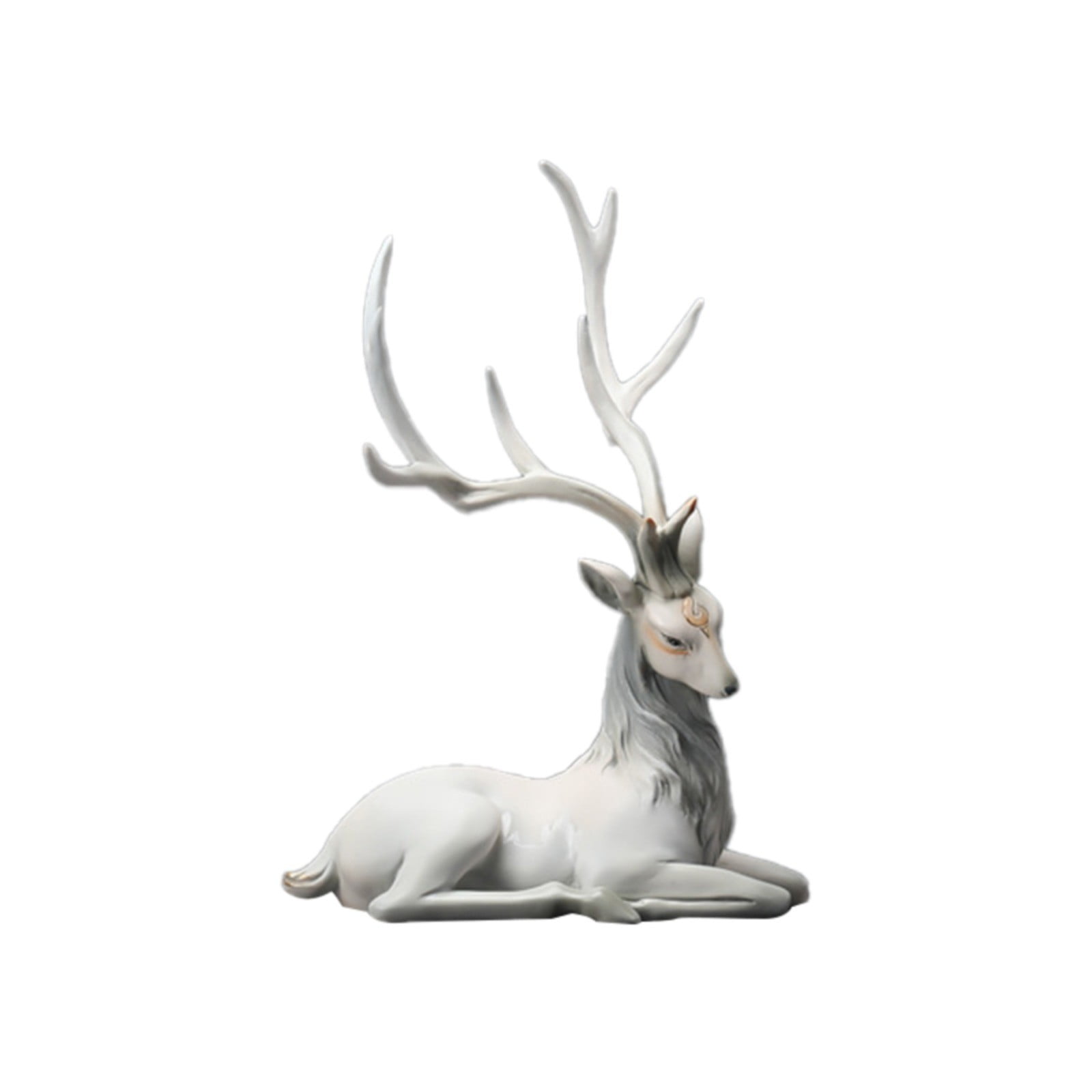 Desktop Decoration 2025 Resin Deer Christmas Decoration Reindeer ...