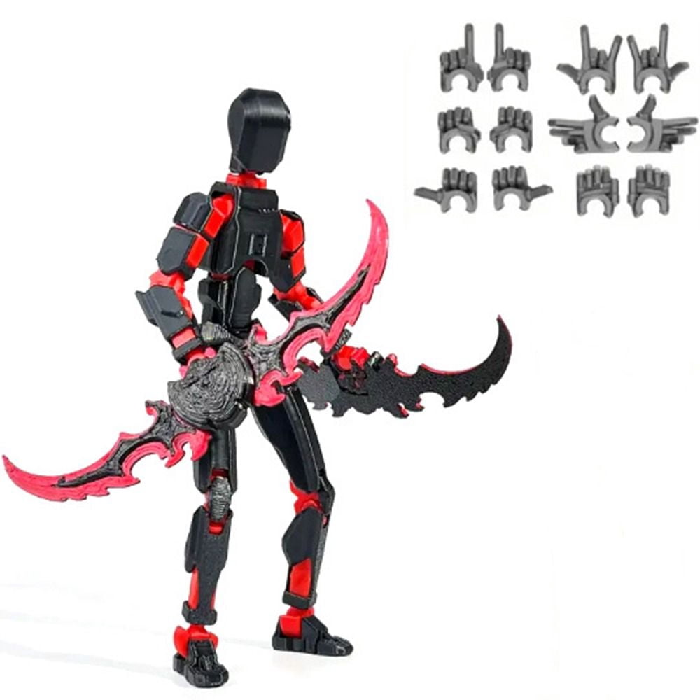 Desktop Decoration 3D Printed T13 Action Figure ABS Shapeshift Robot ...