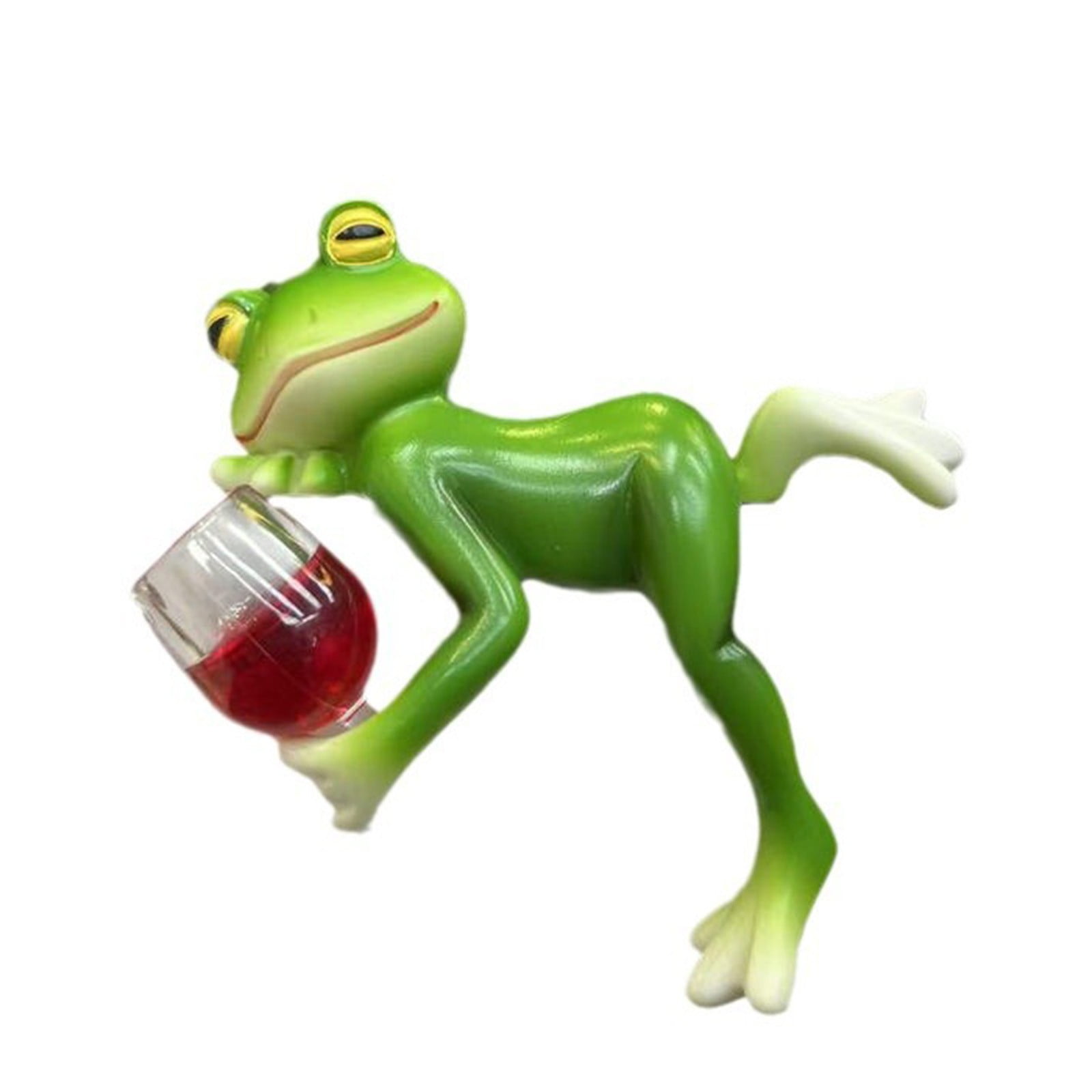 Desktop Decoration Clearance! Frog Pot Hanging Resin Ornaments, Cute ...