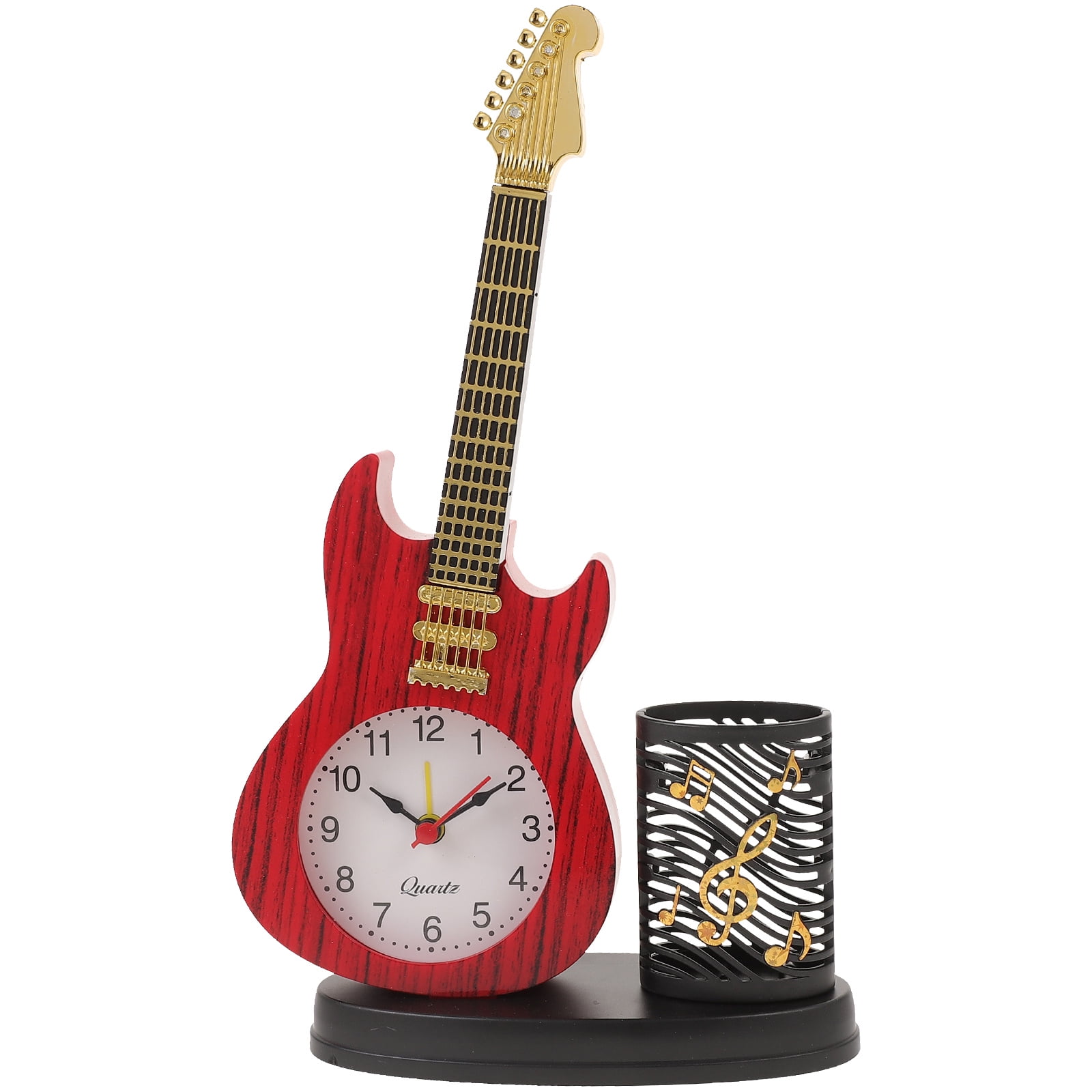 Desktop Decoration Creative Violin Alarm Clock for Living Room Bling ...