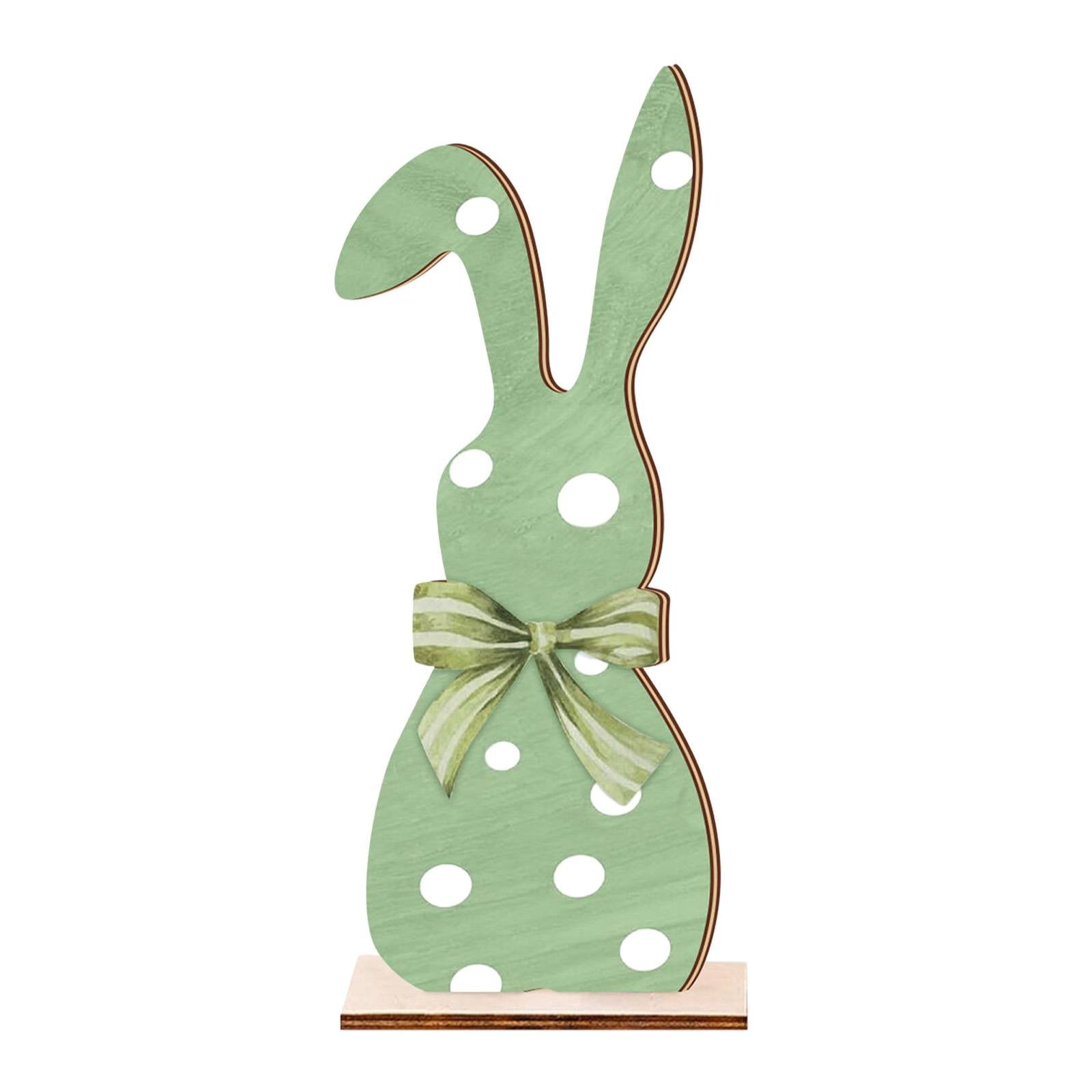 Desktop Decorations, Ongmies Easter Bunny Decorations Wooden Spring ...