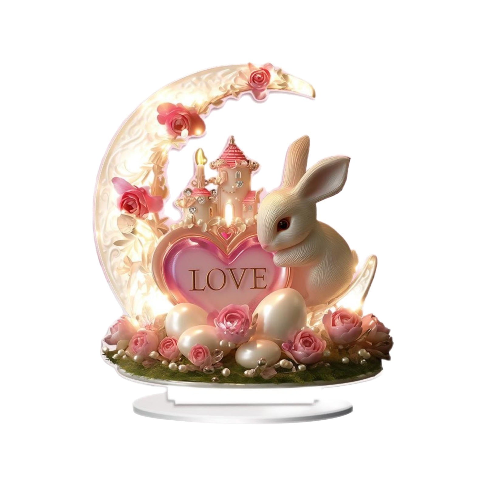 Desktop Decorations, Ongmies Valentine's Day Tabletop Decorations – 2D ...