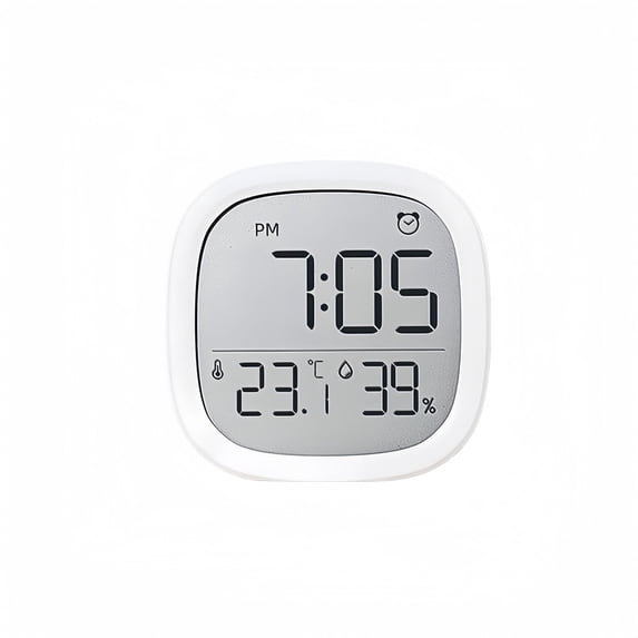 Desktop Digital Clock With Temperature And Humidity Display ...