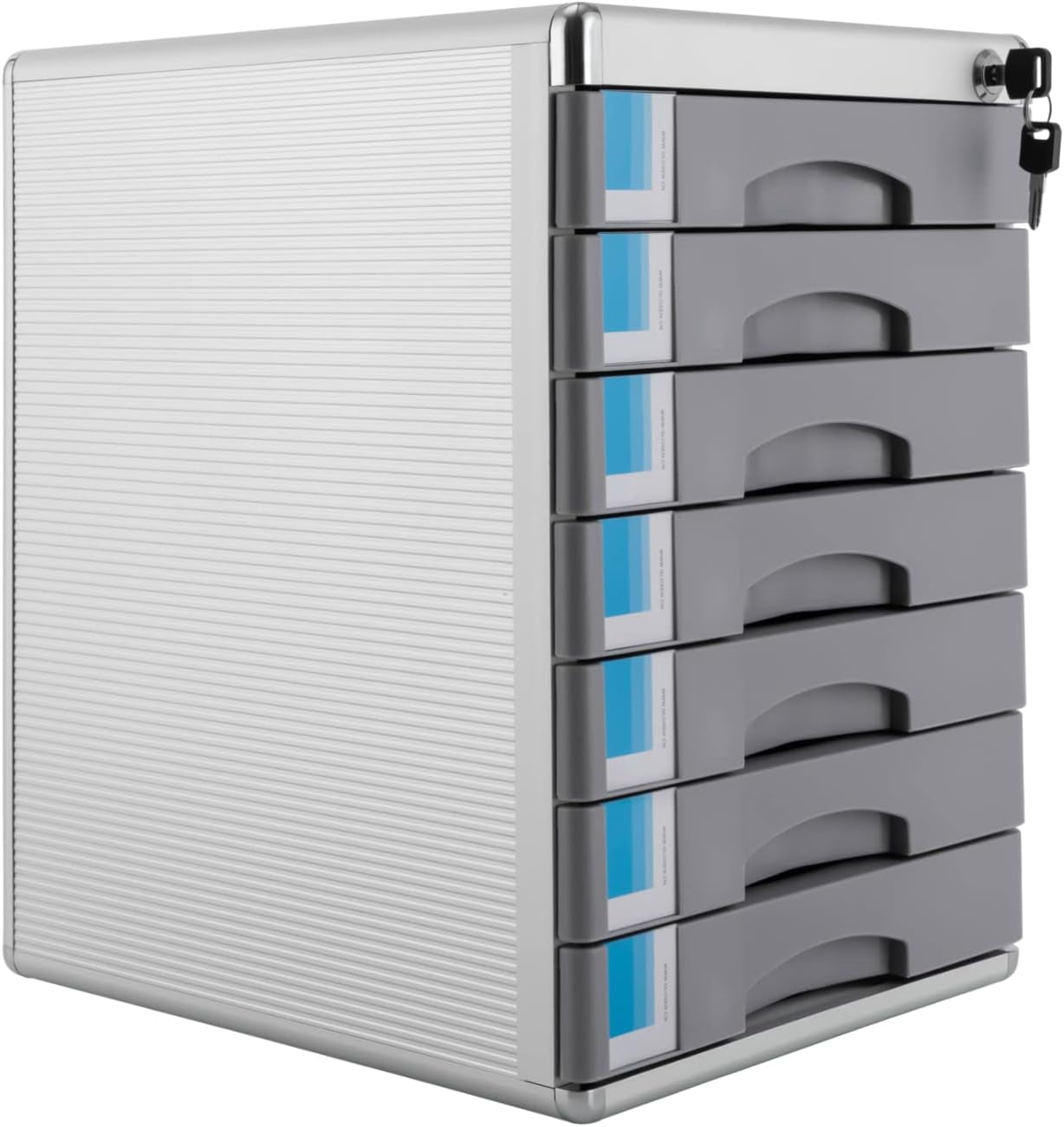 Desktop Drawer Organizer Compartments with Labels Drawers File Cabinet ...