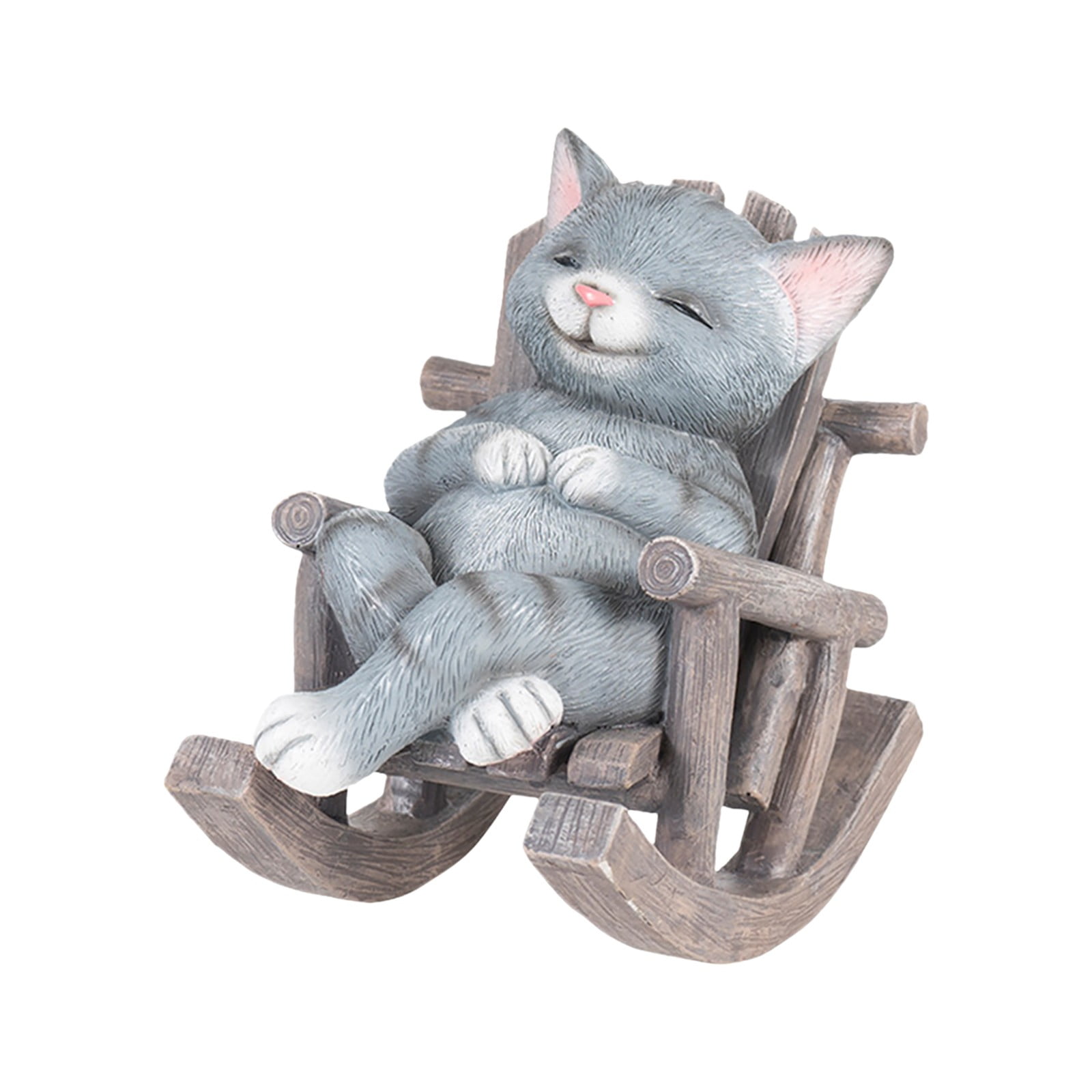 Desktop Dress up Rocking Chair Animal Statue Small Sculpture Desktop ...
