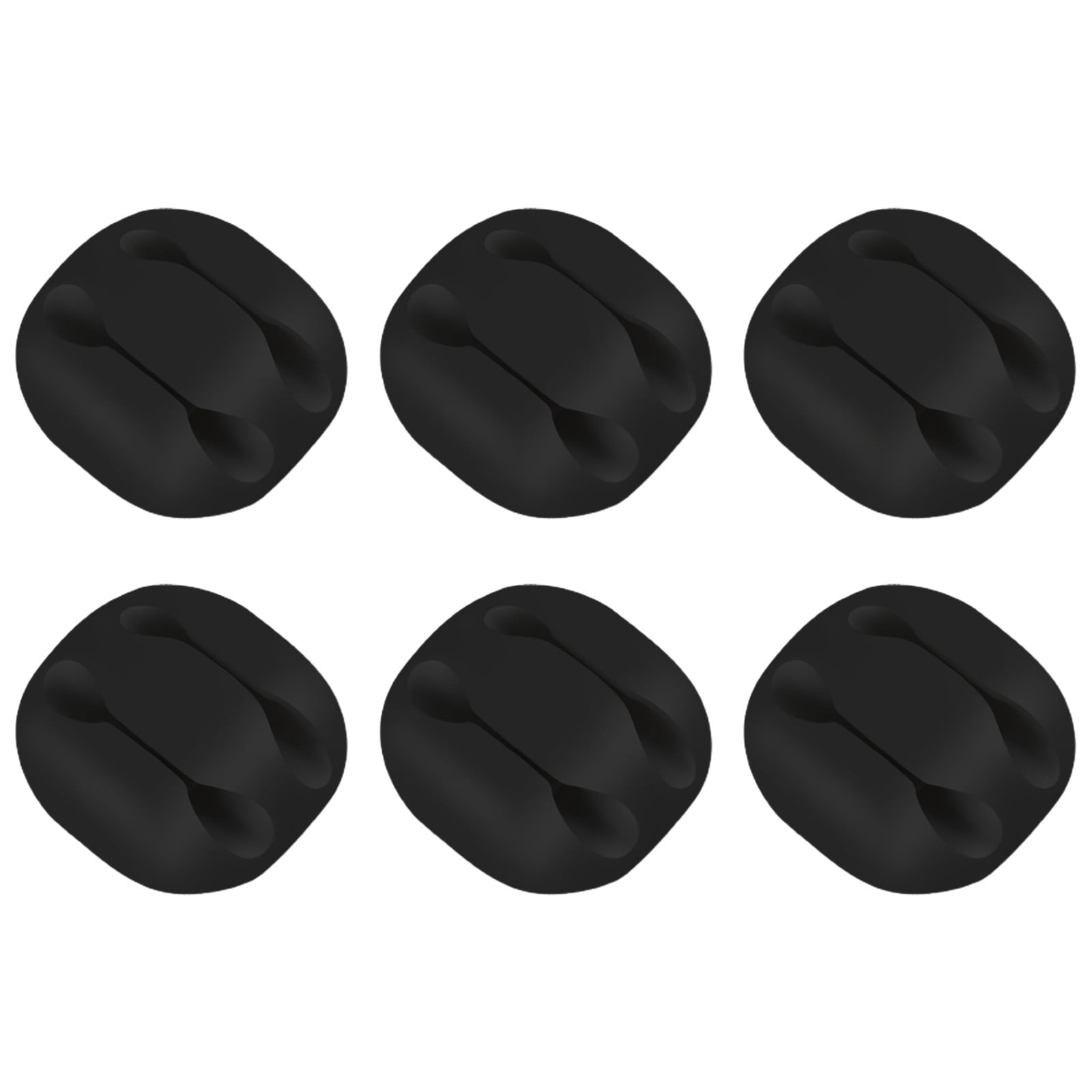 Desktop Dual-hole Cable Clamps Wire Retainer USB Cable Retainer ...