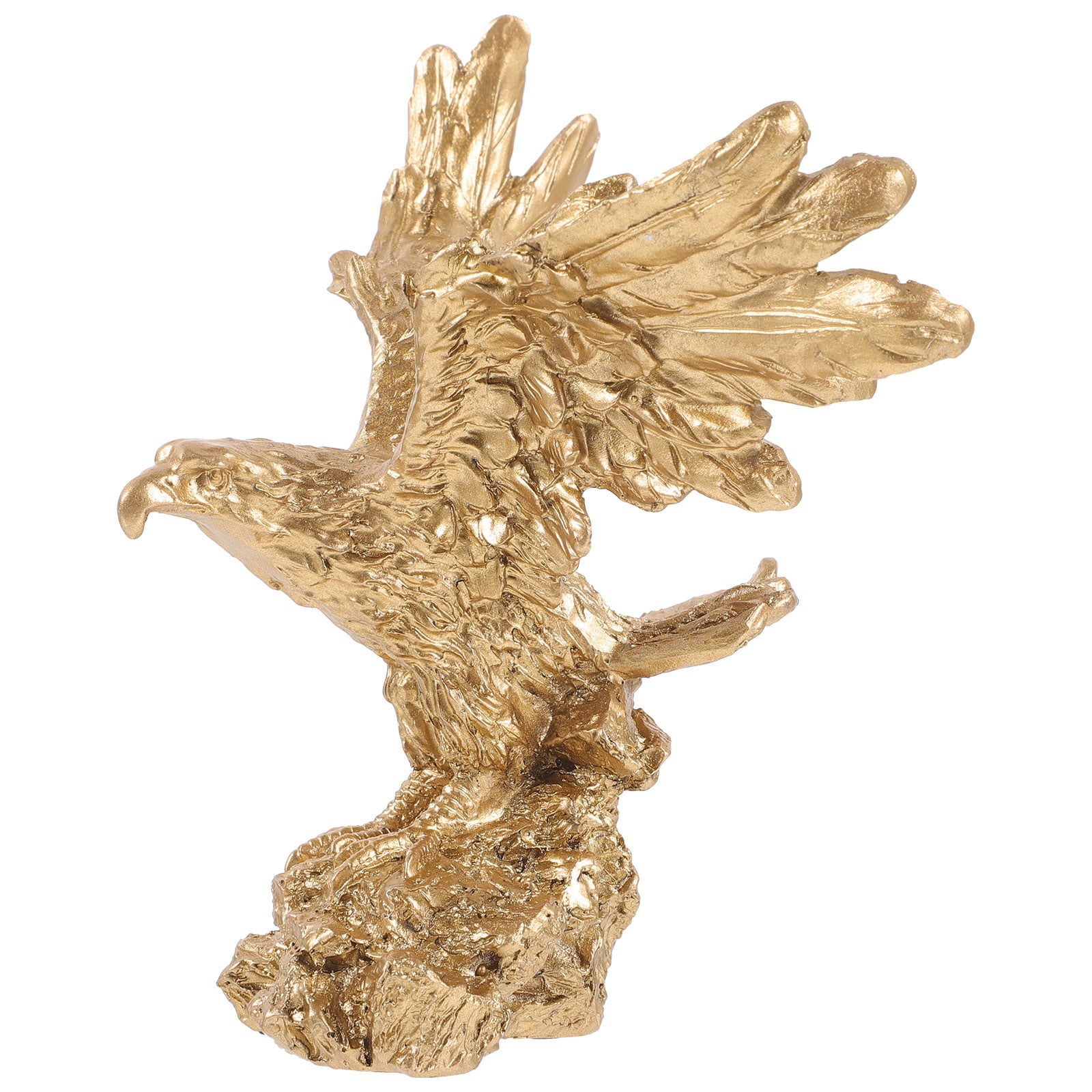 Desktop Eagle Figurine Hawk Ornaments Antique Decor Lifelike Statue ...