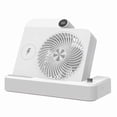 Desktop Fan Air Circulator Fan with Wireless Charger Angled Base 100 ...