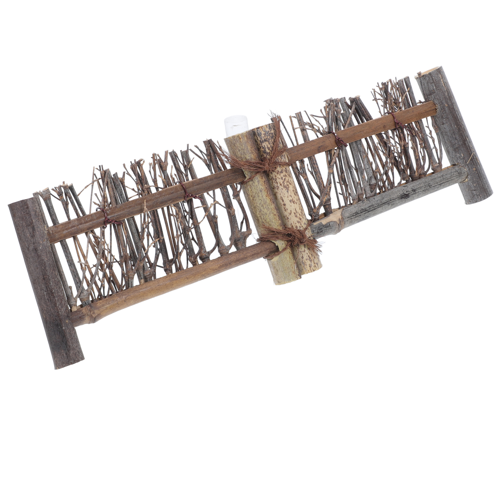 Desktop Fence Screen Miniature Fairy Garden Panel Fences Brown ...