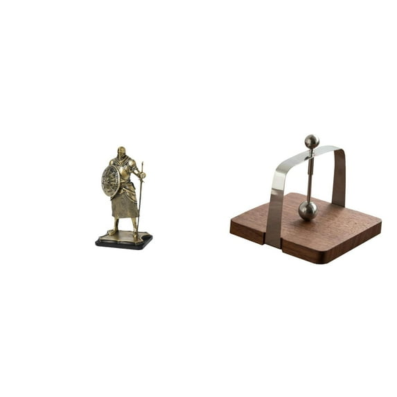 Desktop Figurine Knight Statue Paper Holder Resin Construction for ...