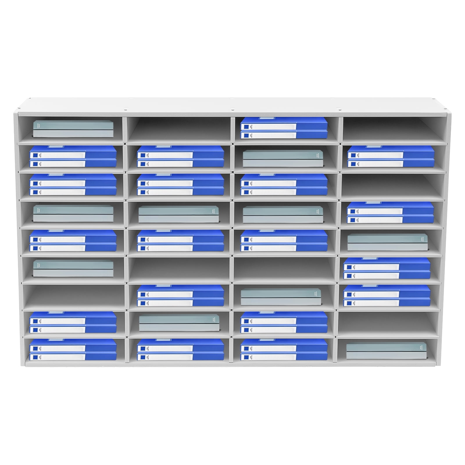 Desktop File Organiser with 36 Compartments, 176 lbs Load Capacity, PVC ...
