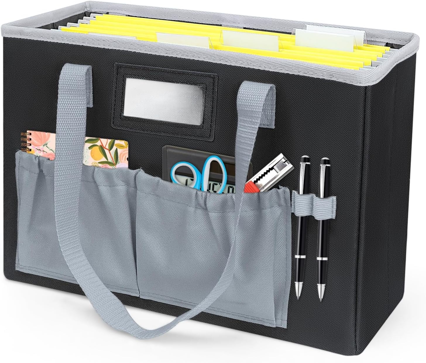 Desktop File Organizer Box,Collapsible Hanging Filing Box,Home Office ...