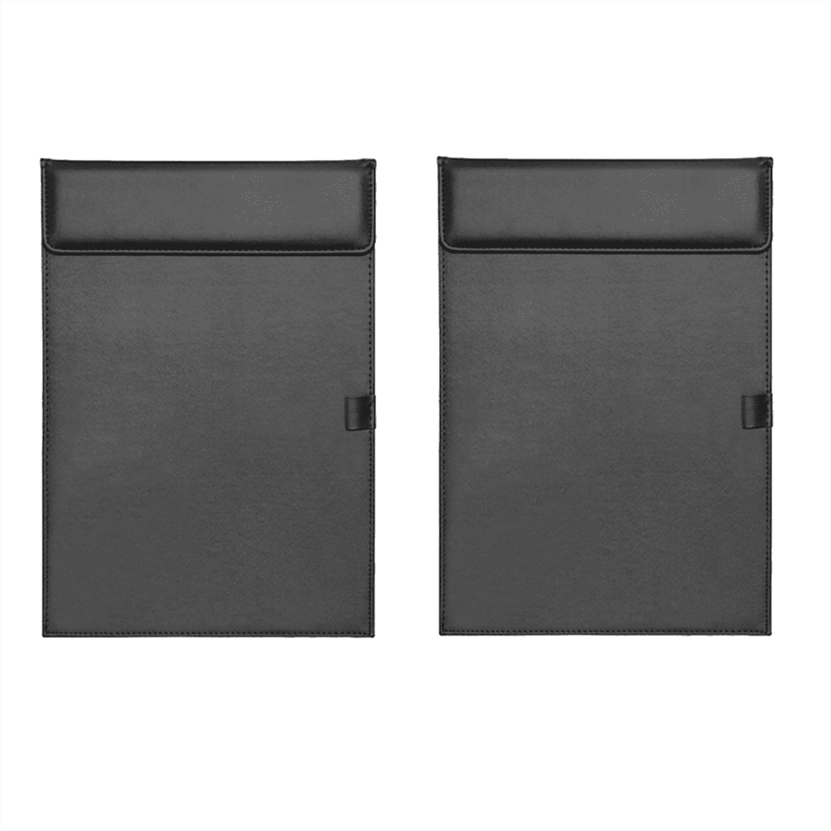 Desktop File PU Leather Folder A4 Meeting Clipboard Office Board Clip ...