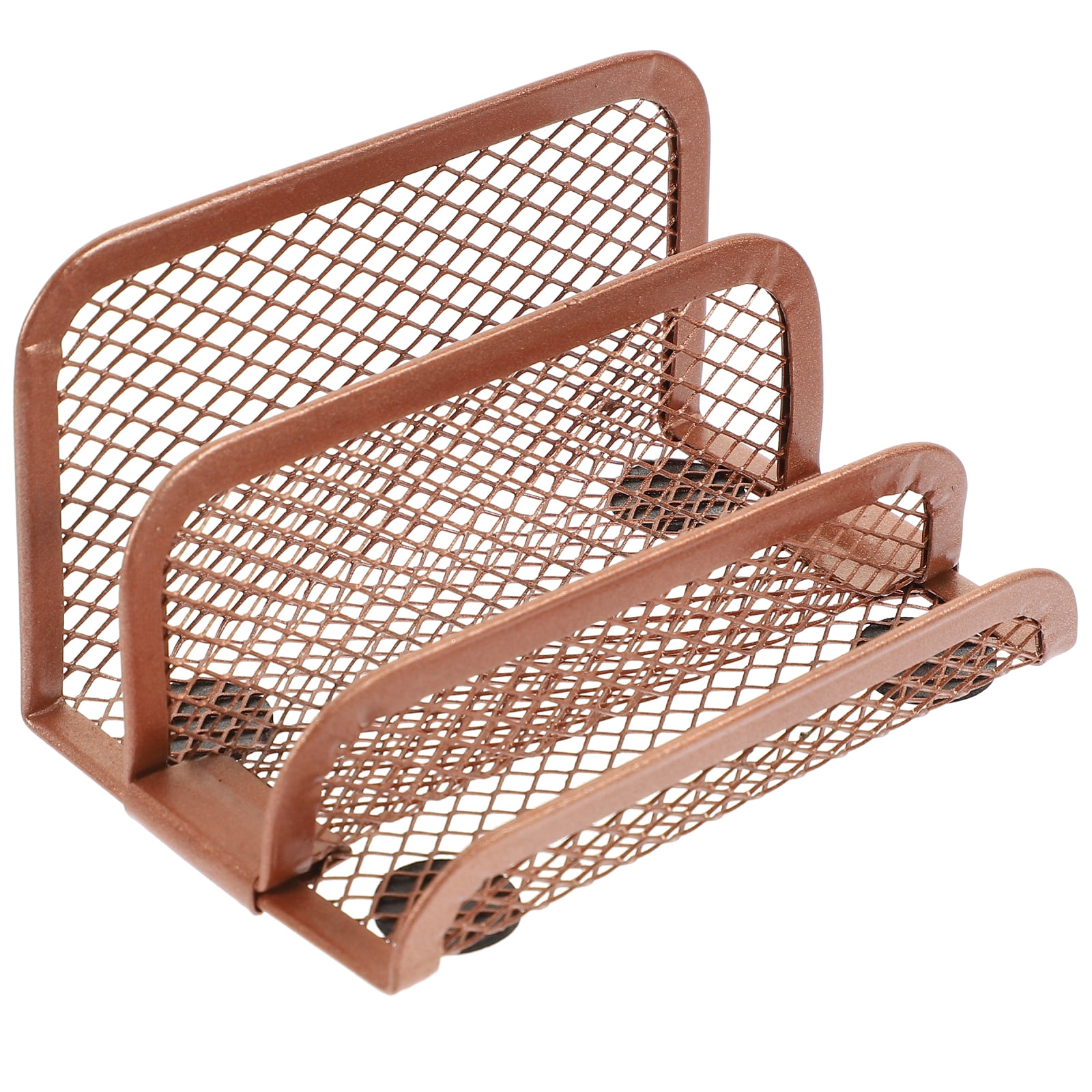 Desktop File Rack 2 Pieces Iron Book Holder Document Stand Pen Bookshelves Student Metal ...