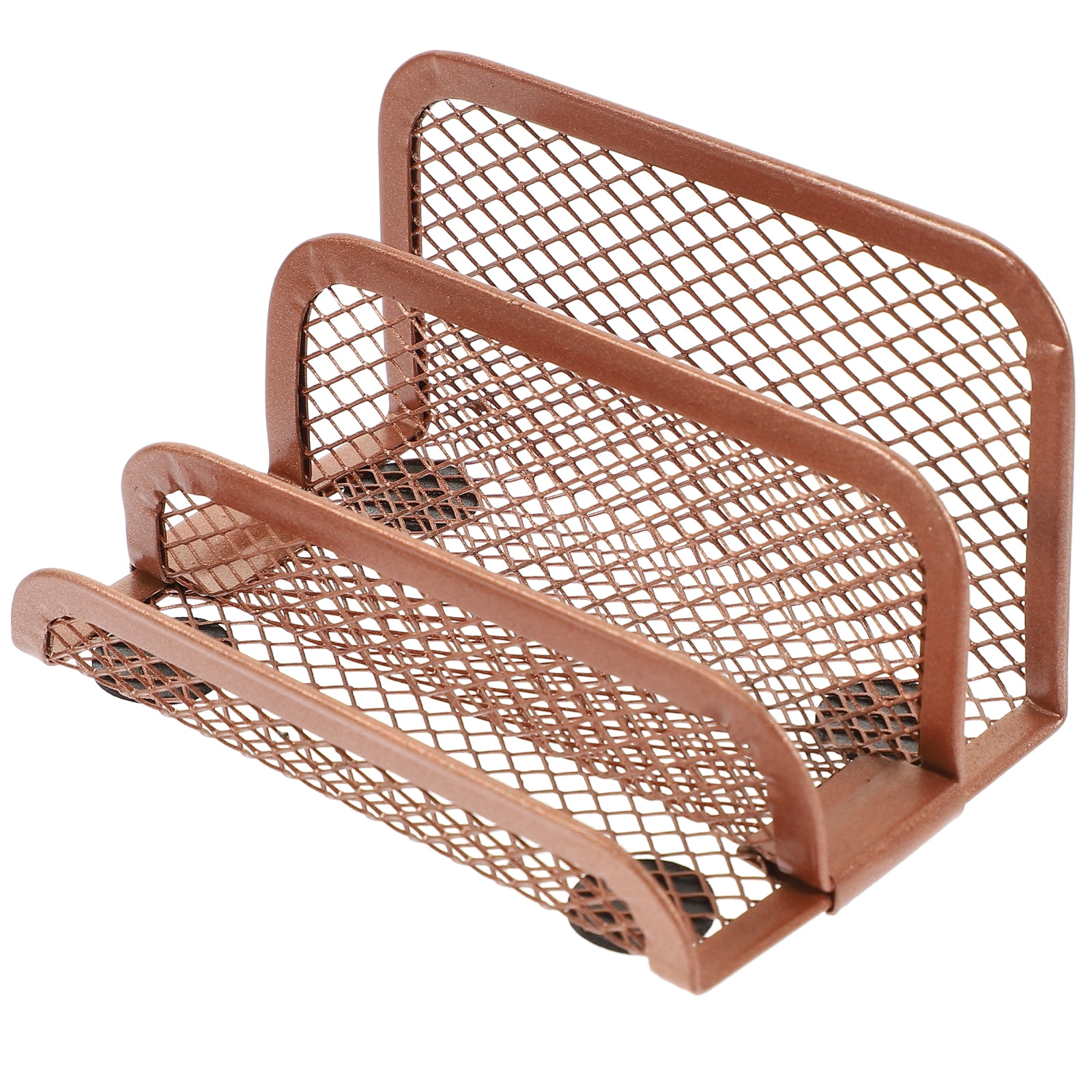 Desktop File Rack Iron Book Holder Shelf Tabletop Bookshelf Decorating ...