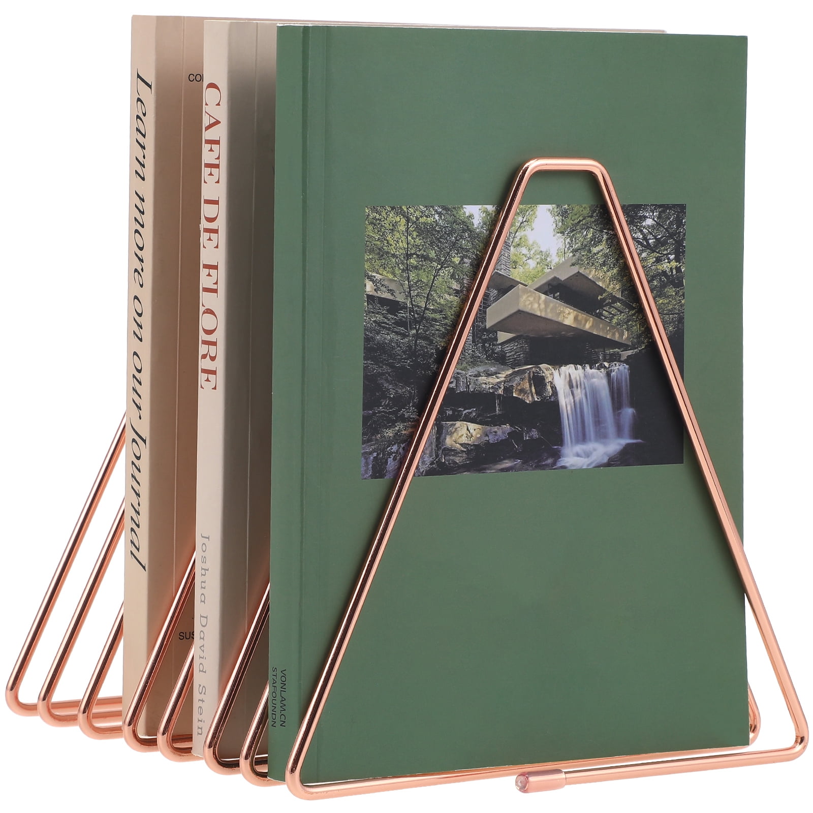 Desktop File Sorter Triangle Holder Metal Telescopic Bookshelf ...