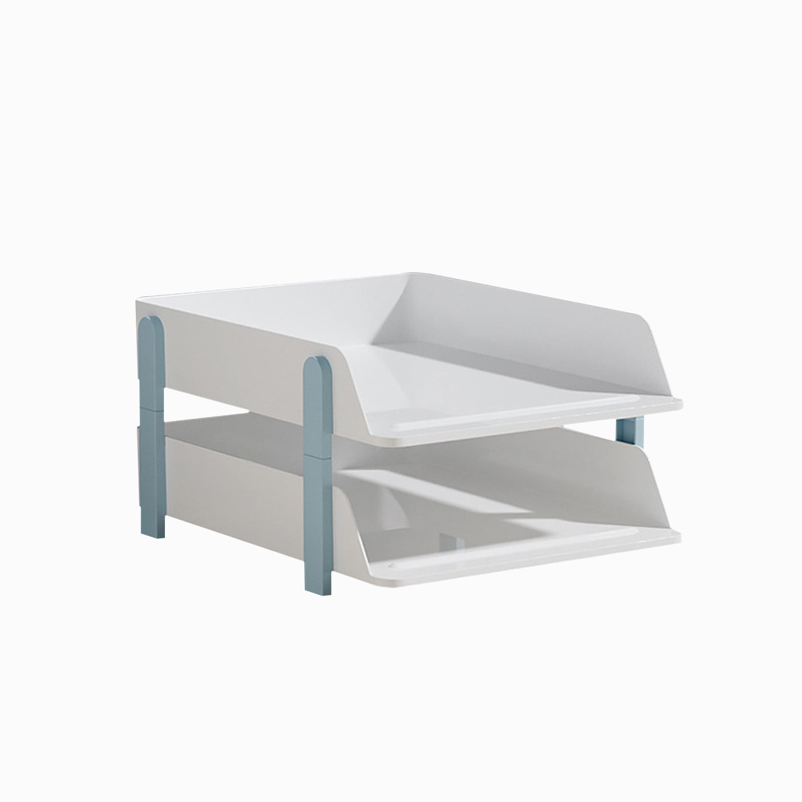 Desktop File Storage Rack Second Layer Data Sorting And Storage Rack ...