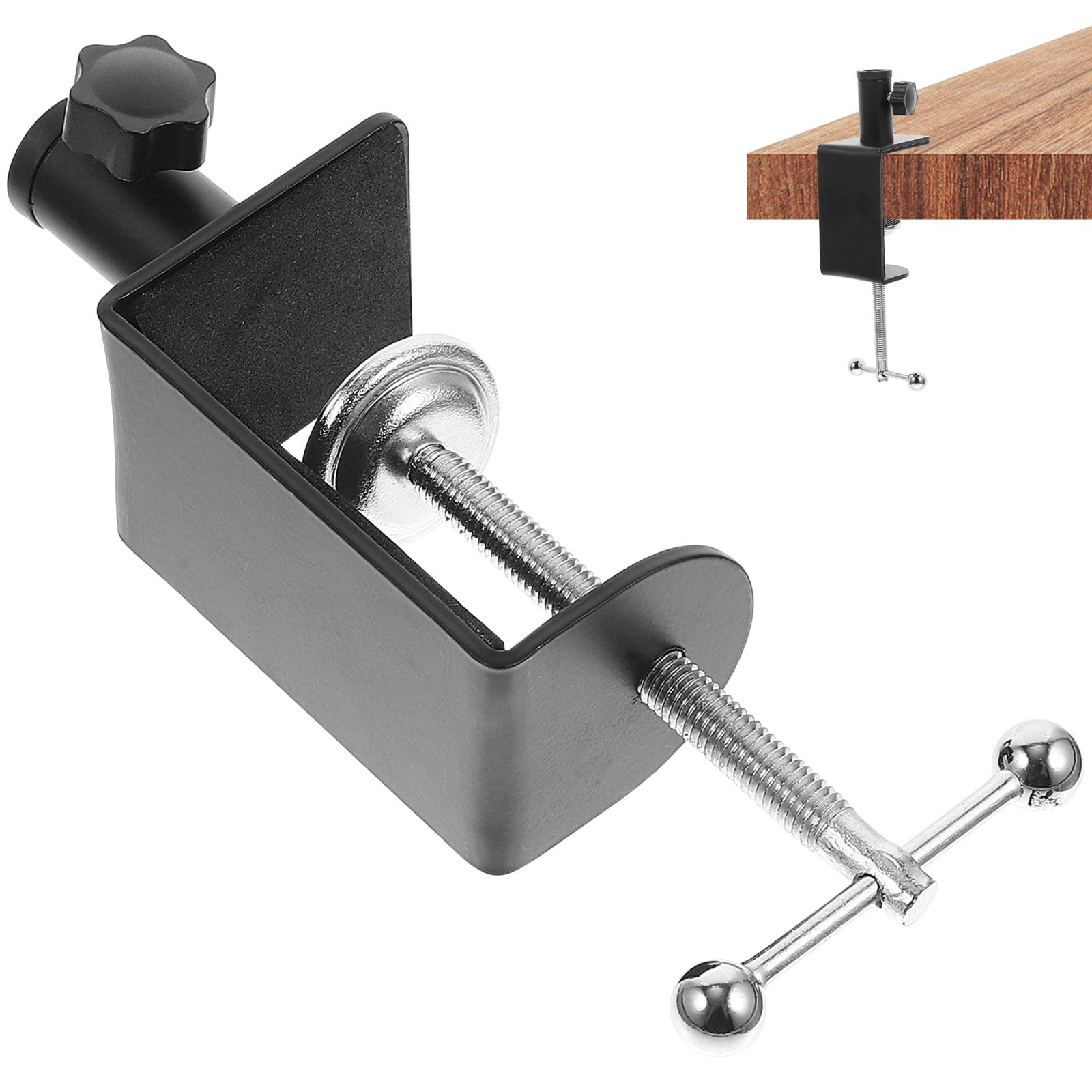 Desktop Fixing Bracket Microphone Clamp Table Mount - Walmart.com