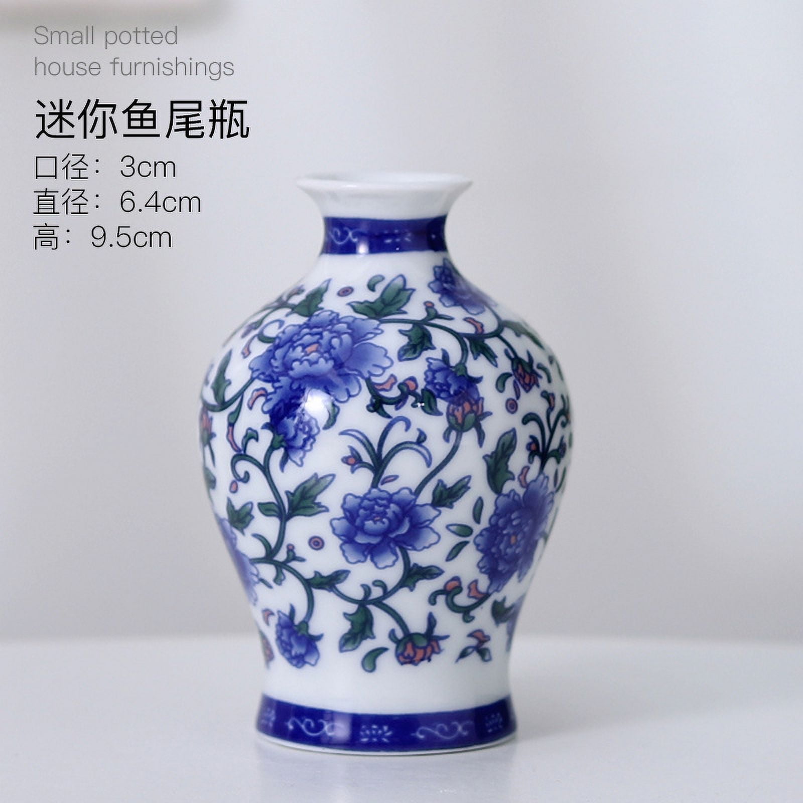 Desktop Flower Vase Ceramic Flower Holder Flower Arrangement Vase ...
