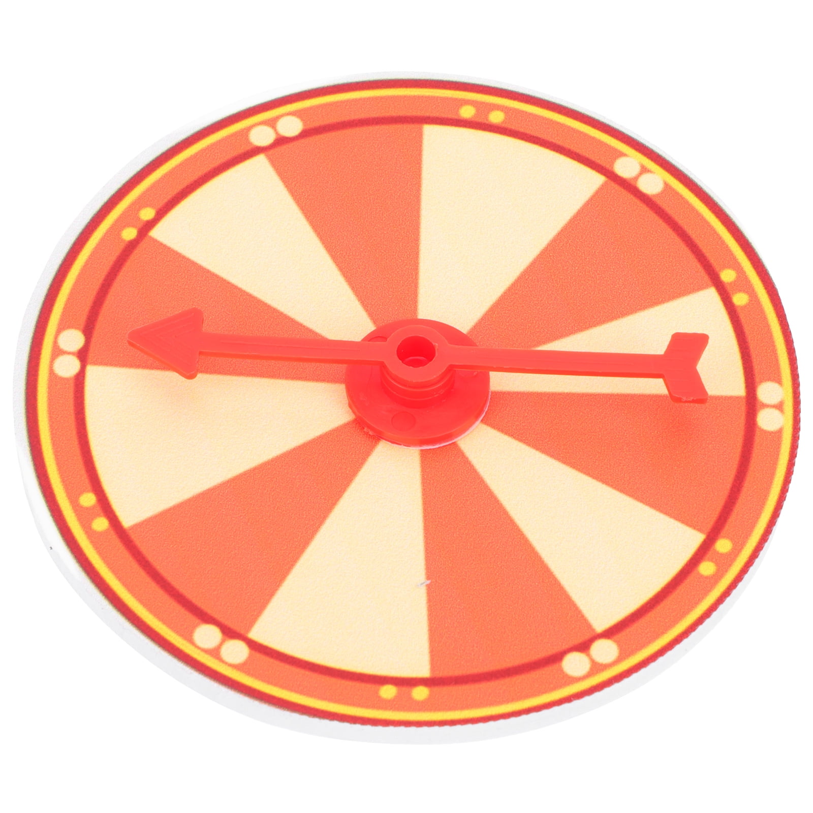 Desktop Game Turntable Party Fun Wheel Prize Card Games Child Orange ...