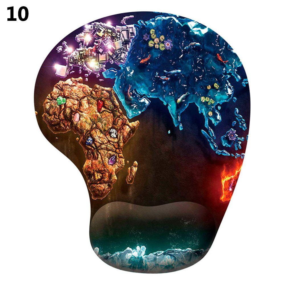 Desktop Gaming Silicone Mousepad Ergonomic Wrist Rest Mouse Pad Mice ...