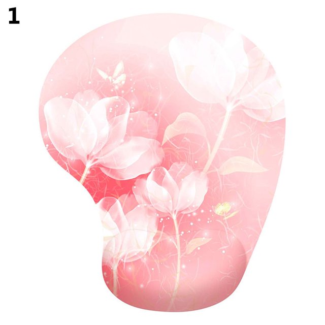 Desktop Gaming Silicone Mousepad Ergonomic Wrist Rest Mouse Pad Mice ...