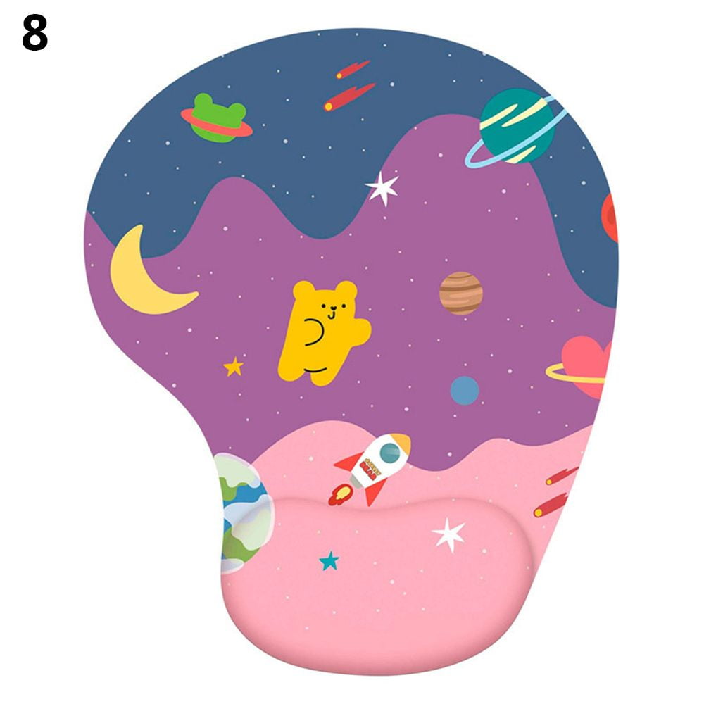 Desktop Gaming Silicone Mousepad Ergonomic Wrist Rest Mouse Pad Mice ...