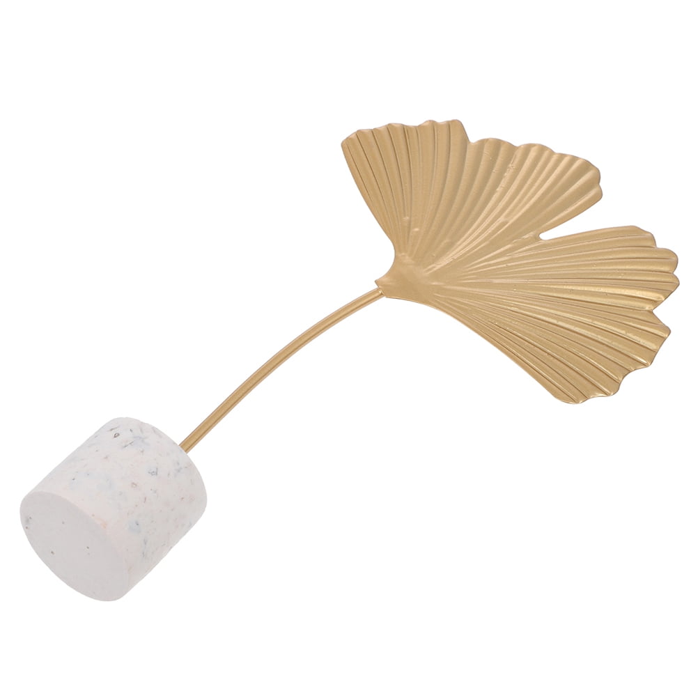 OHOIOLLA Office Golden Ginkgo Decor Iron Modern and Simple Style 1Pcs 8 ...