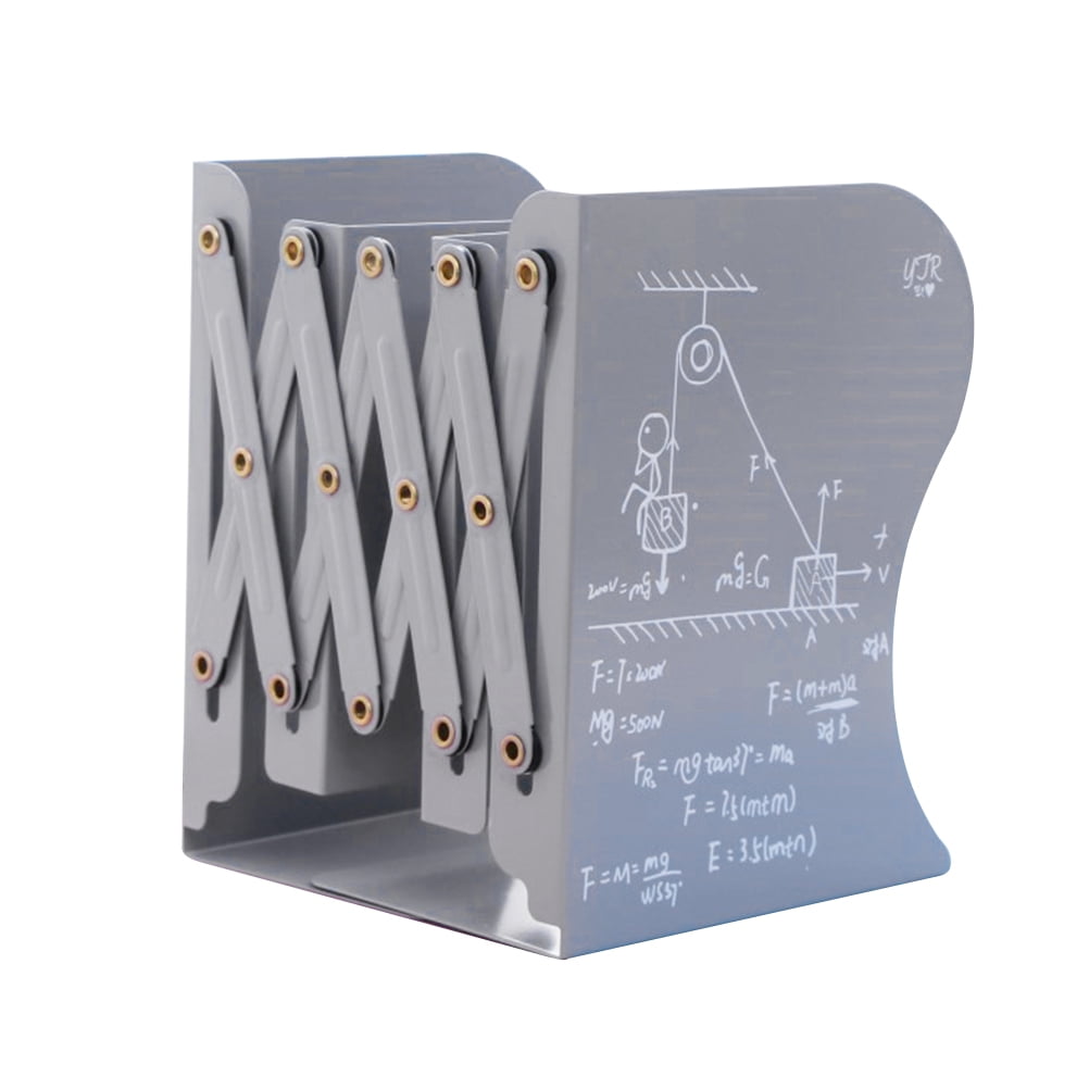 Desktop Graffiti Adjustable Bookends Metal Non-skid Expanding File ...