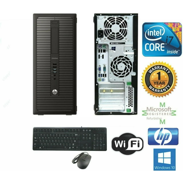 Pre-Owned Desktop HP 800G1 Tower Computer I7-4770 3.40GHz 32GB Ram 1TB ...