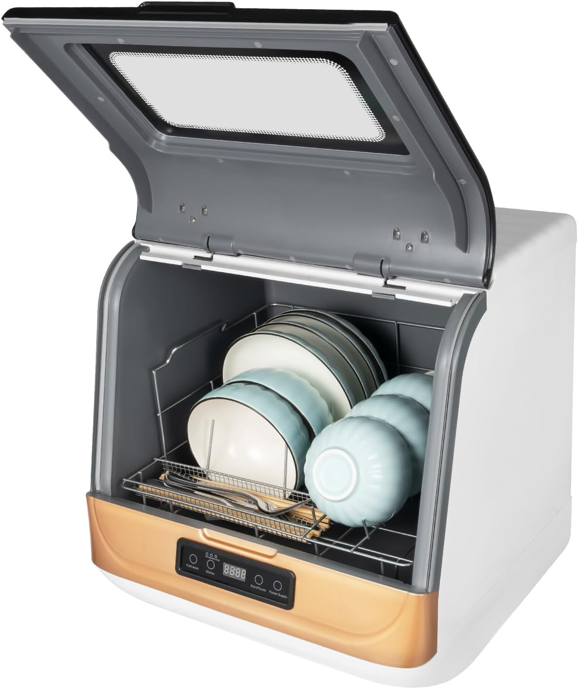 Desktop Installation-Free Dishwasher,Portable Mini Dishwasher ...